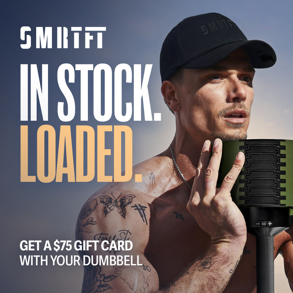 NÜOBELL 80lb Classic - Adjustable Dumbbell - SMRTFT
