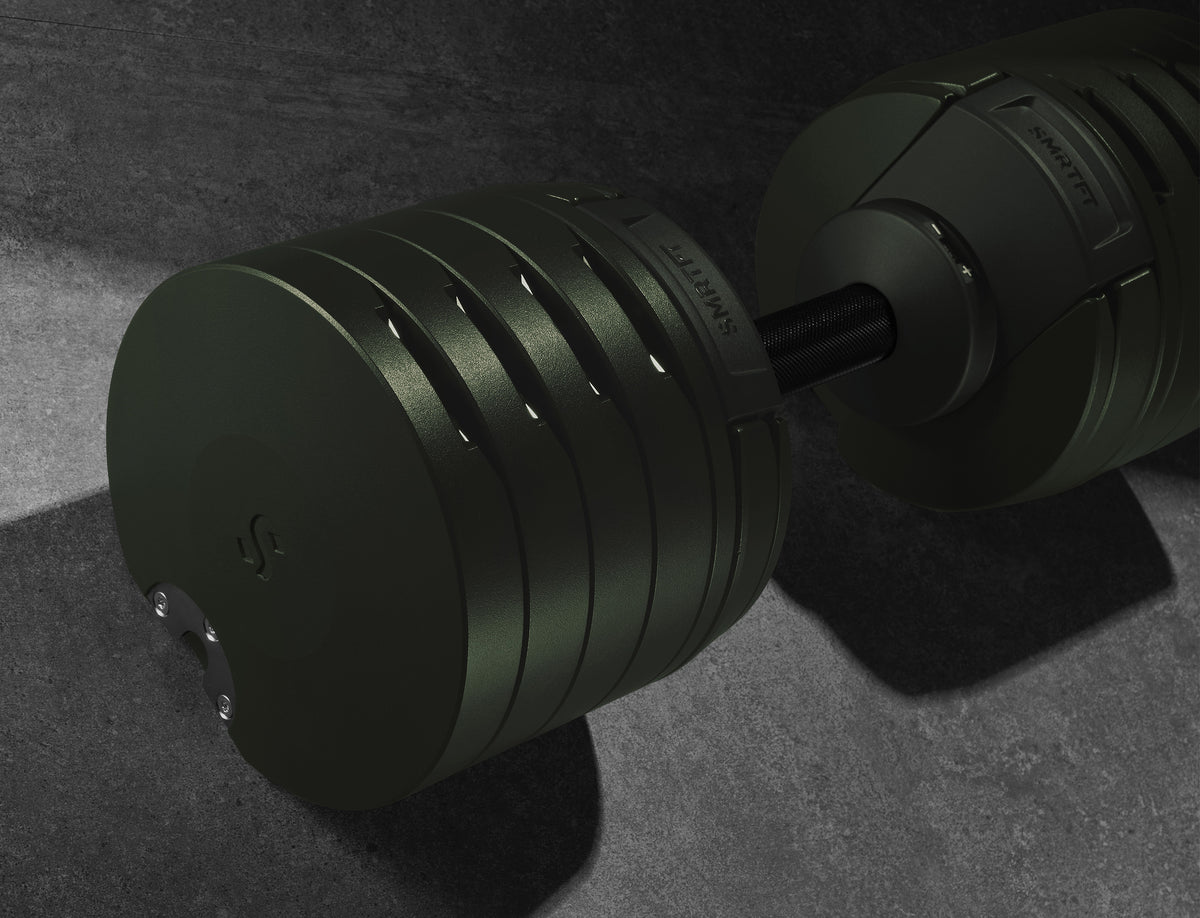 SMRTFT NUOBELL 100lb Adjustable Dumbbell – Tactical (Pair)