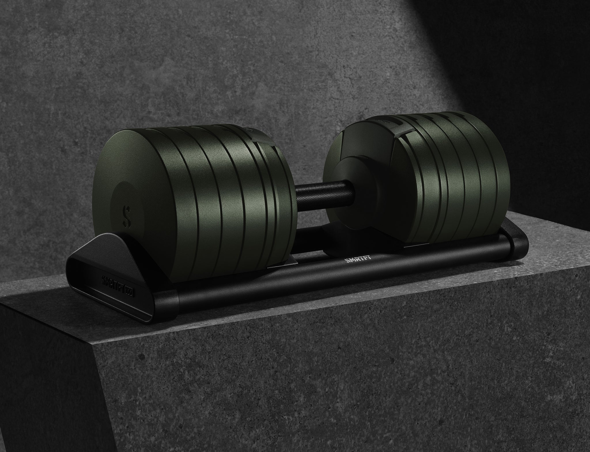SMRTFT NUOBELL 100lb Adjustable Dumbbell – Tactical (Pair)