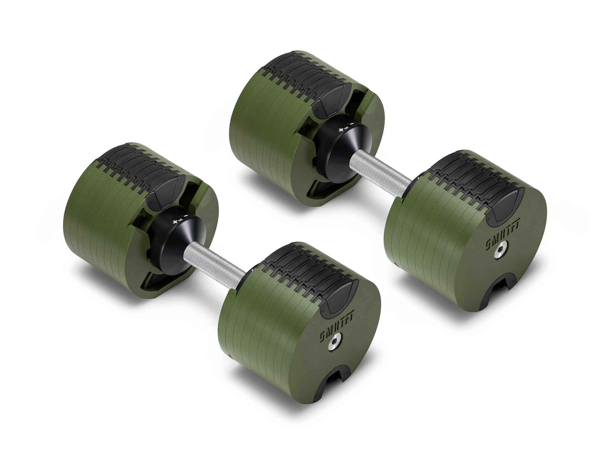NÜOBELL Adjustable Dumbbells | 80lb Dumbbell Set | SMRTFT